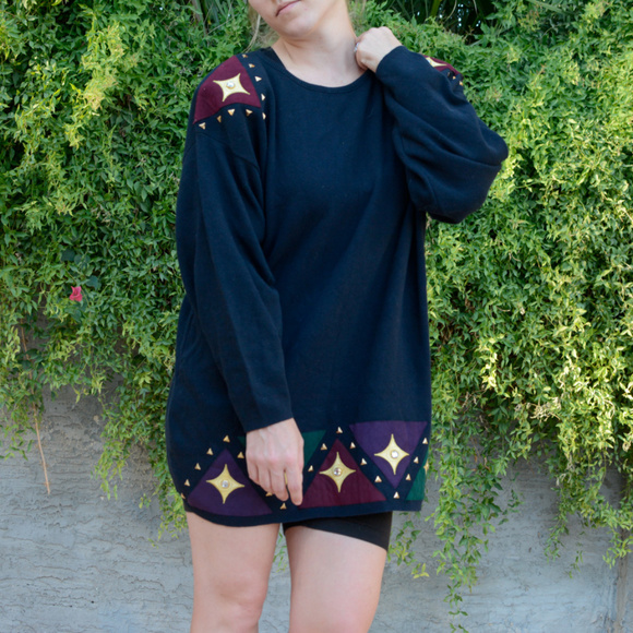 Gantos | Sweaters | Gantos 9s Oversized Sweater With Shoulder Pads ...